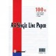 Quitman Loose Leaf Paper 2 Holes A4 100Sheets