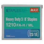 Max 1210FA-H 23/10 Staples 10mm 1000's