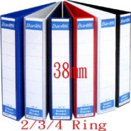 Bantex 1283 2D Ring PVC Insert Binder A4 38mm White