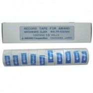 Amano PR600 Watchman's Clock Record Paper 10Sheets