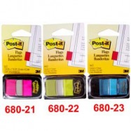 3M Post-it 680-23 Flags Fluorescent Blue